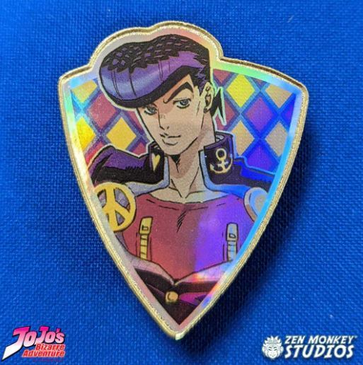 Josuke Higashikata - Foil Shield Series - JoJo's Bizarre Adventure Pin ...